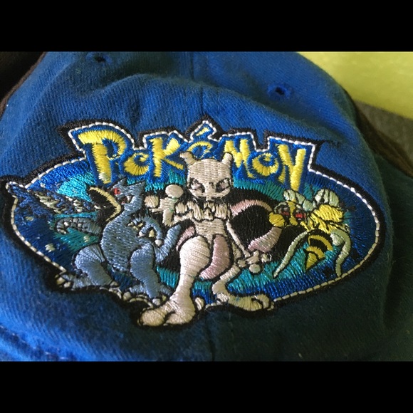 Pokemon | Accessories | 9s Vintage Pokemon Hat Cap Mewtwo Anime Cartoon ...